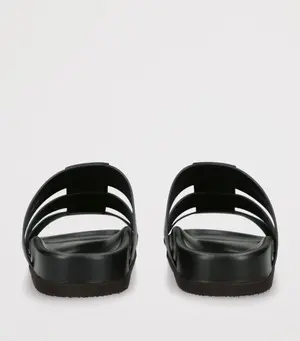 Valentino Garavani Leather Studshield Slides