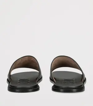Loewe Flex Anagram Slides - Black