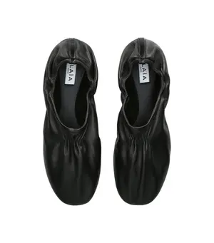 Alaïa Leather Ballet Flats - Black