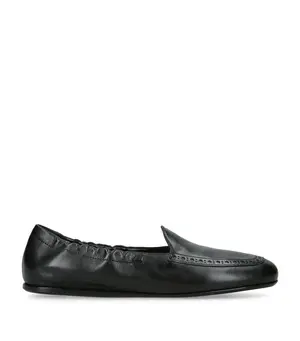 Church's Leather Gathered Moccasin Loafers