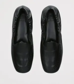 Church's Leather Gathered Moccasin Loafers