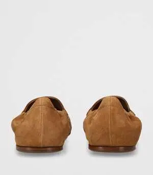 Church's Suede Gathered Moccasin Loafers