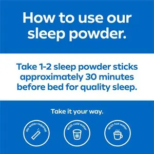DREAM WATER Sleep Powder 30 Count Sugarfree, Melatonin