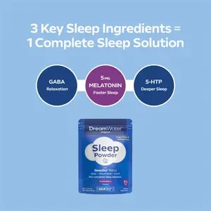 DREAM WATER Sleep Powder 60 Count Snoozeberry