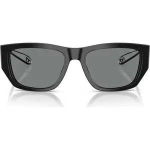 DIESEL® Square Frame Sunglasses - Black/dark Grey