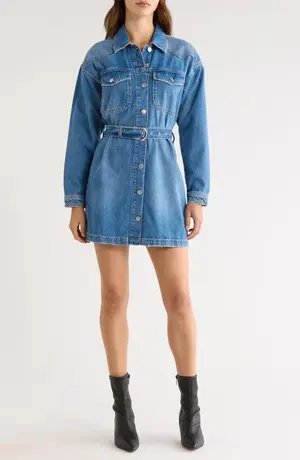 Rails Tustin Denim Shirt Dress - Skyride