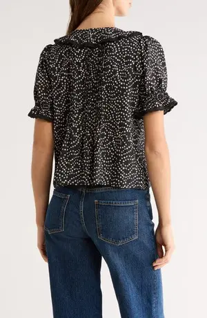 Rails Floral Short Sleeve Top