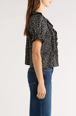 Rails Floral Short Sleeve Top