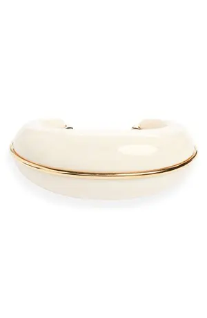Saint Laurent Dome Cuff Bracelet - Palladium/gold