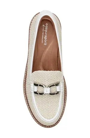 Easy Spirit Woven Loafer With Adaptable Cushioning