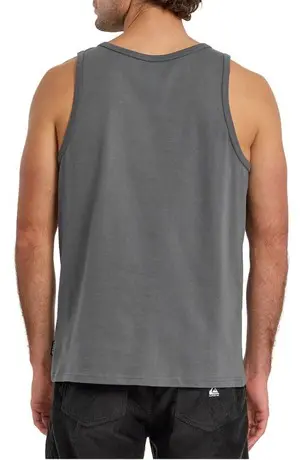 Quiksilver Tijuana Stripe Cotton Tank Top - Iron Gate