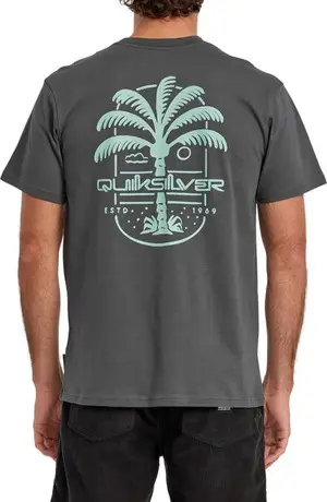 Quiksilver Uno Palm Cotton Graphic T-shirt