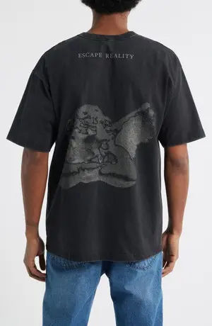 PACSUN Escape Reality Cotton Graphic T-shirt