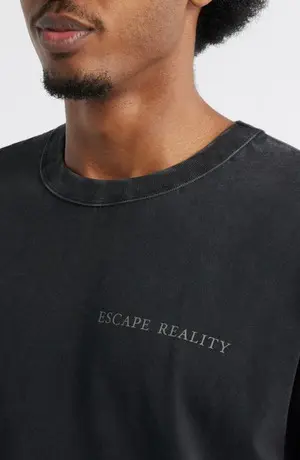 PACSUN Escape Reality Cotton Graphic T-shirt