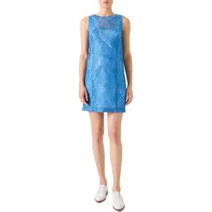 Akris Sea Fan Lace Sheath Dress - Twilight