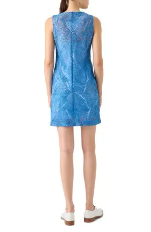 Akris Sea Fan Lace Sheath Dress