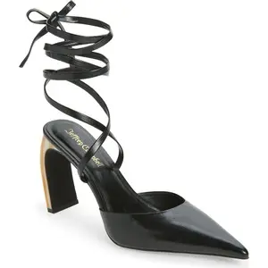Jeffrey Campbell Accural Ankle Wrap Pumps - Black
