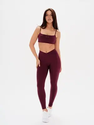 REVYVE ACTIVE Luna Bra - Mulberry Merlot