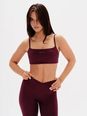REVYVE ACTIVE Luna Bra - Mulberry Merlot