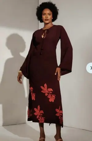ELISAMAMA Naj Midi Dress
