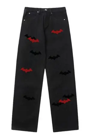 BLVCK Batman X Shadow Relaxed-fit Jeans