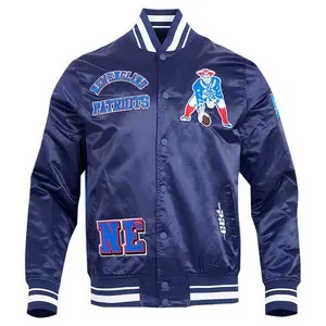 PRO STANDARD New England Patriots Sublimated Satin Full-snap Jacket