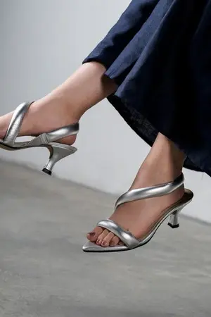 ALTA Ophelia Heeled Sandals - Silver