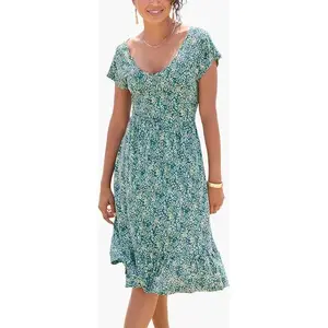 Lascana Plunge Day Dresses