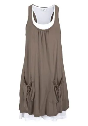 LASCANA Layered Look Sundress - Khaki