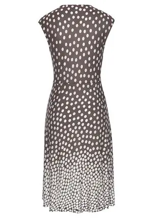 LASCANA Polka Dot V-neck Wrap Dress