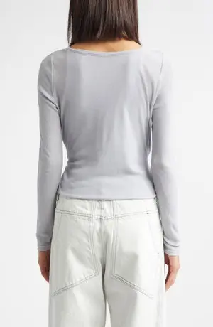Eckhaus Latta Flip Tie Front Top