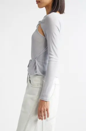 Eckhaus Latta Flip Tie Front Top