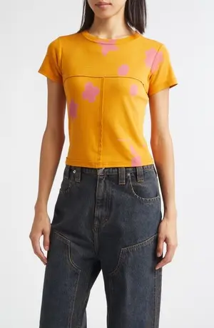 Eckhaus Latta Lapped Baby Tee