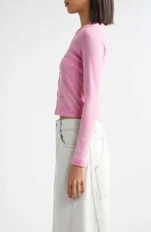 Eckhaus Latta Lapped Long Sleeve T-shirt