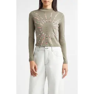 Eckhaus Latta Lapped Appliqué Baby Tee