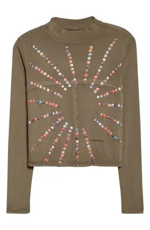 Eckhaus Latta Lapped Appliqué Baby Tee