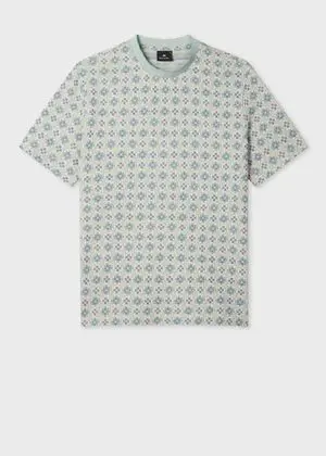 Paul Smith Geo Tile' Cotton-blend T-shirt - Multicolour