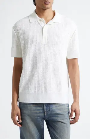 Balmain Half Placket Polos For Men