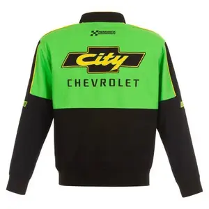 JH DESIGN Nascar City Chevrolet Legend Twill Jacket - Black