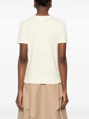 Maison Kitsuné Fox Head Cotton T-shirt - Yellow