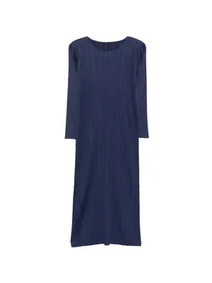 Pleats Please Issey Miyake Long Sleeve Day Dresses