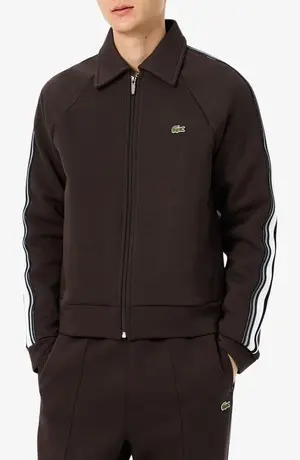 Lacoste Double Face Cotton-blend Zip Sweatshirt