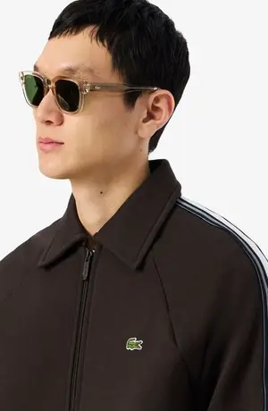 Lacoste Double Face Cotton-blend Zip Sweatshirt
