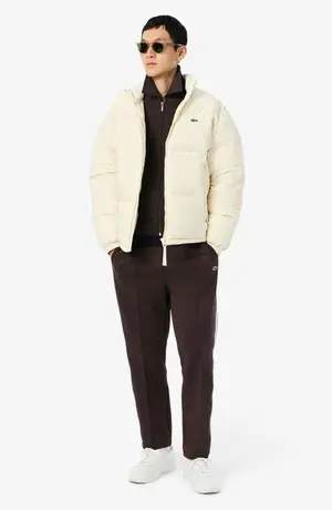 Lacoste Double Face Cotton-blend Zip Sweatshirt