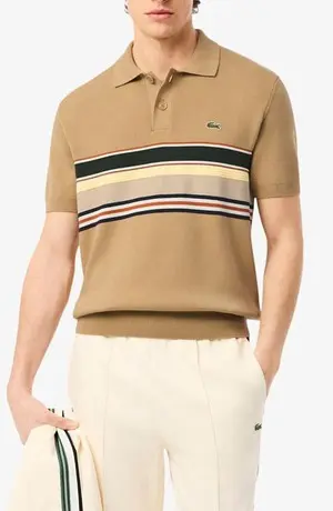 Lacoste Cuff Polos For Men
