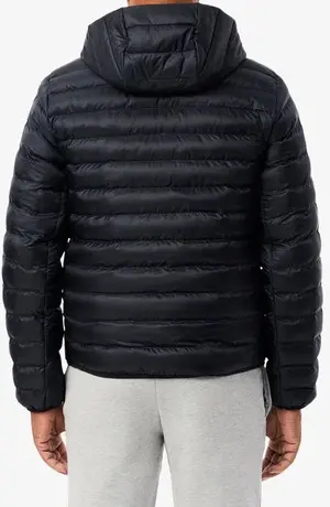 Lacoste Hooded Puffer Jacket - Hde Abysm