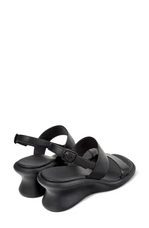 Camper Louise Slingback Wedge Sandals - Black