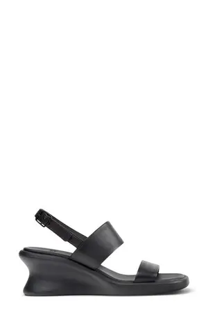 Camper Louise Slingback Wedge Sandals - Black