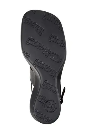 Camper Louise Slingback Wedge Sandals - Black