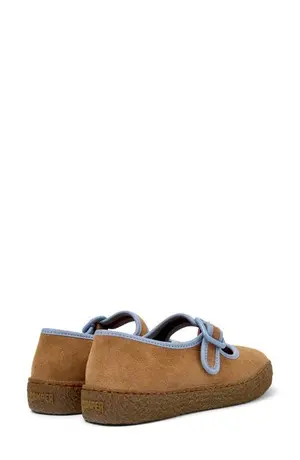 Camper Peu Terreno Mary Jane Flat - Medium Brown
